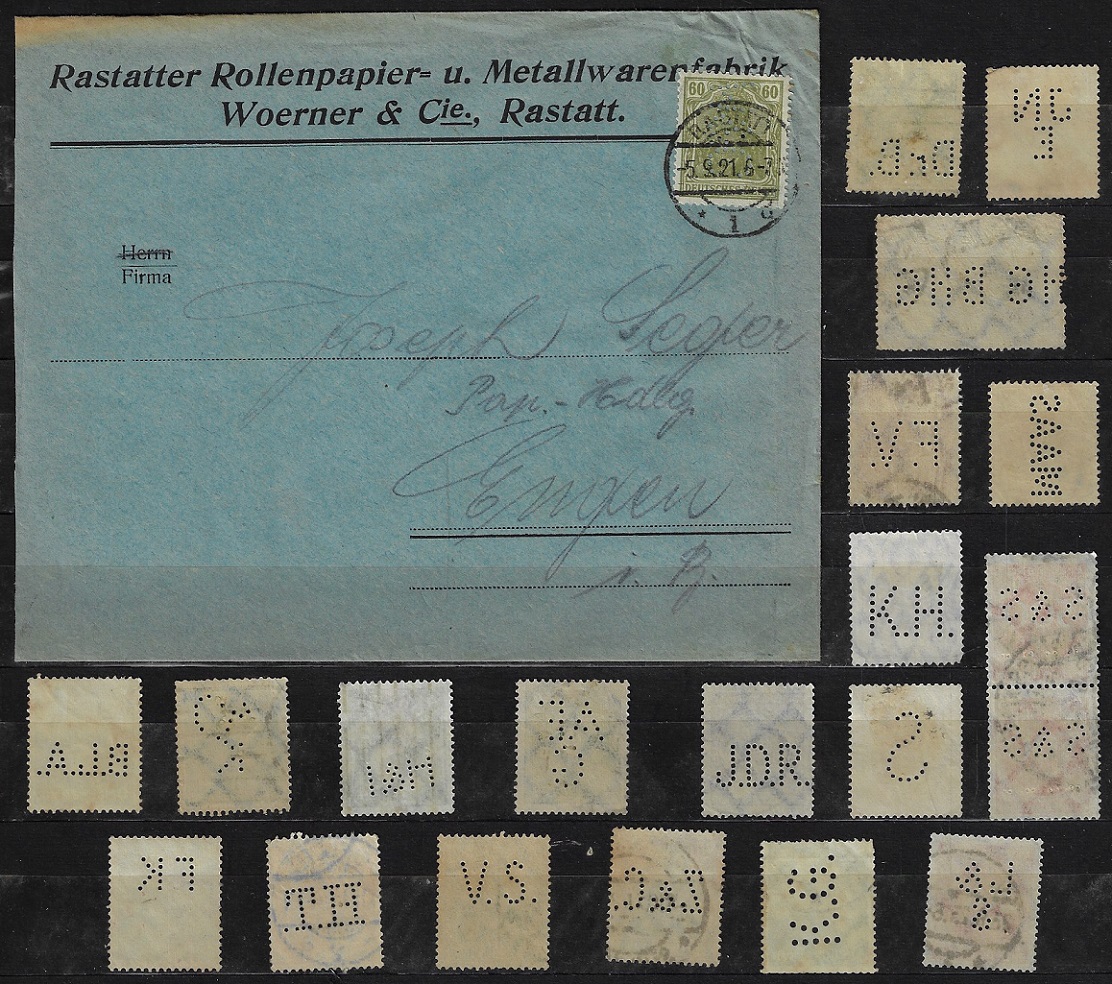 (14) FILATELIA - PERFINS