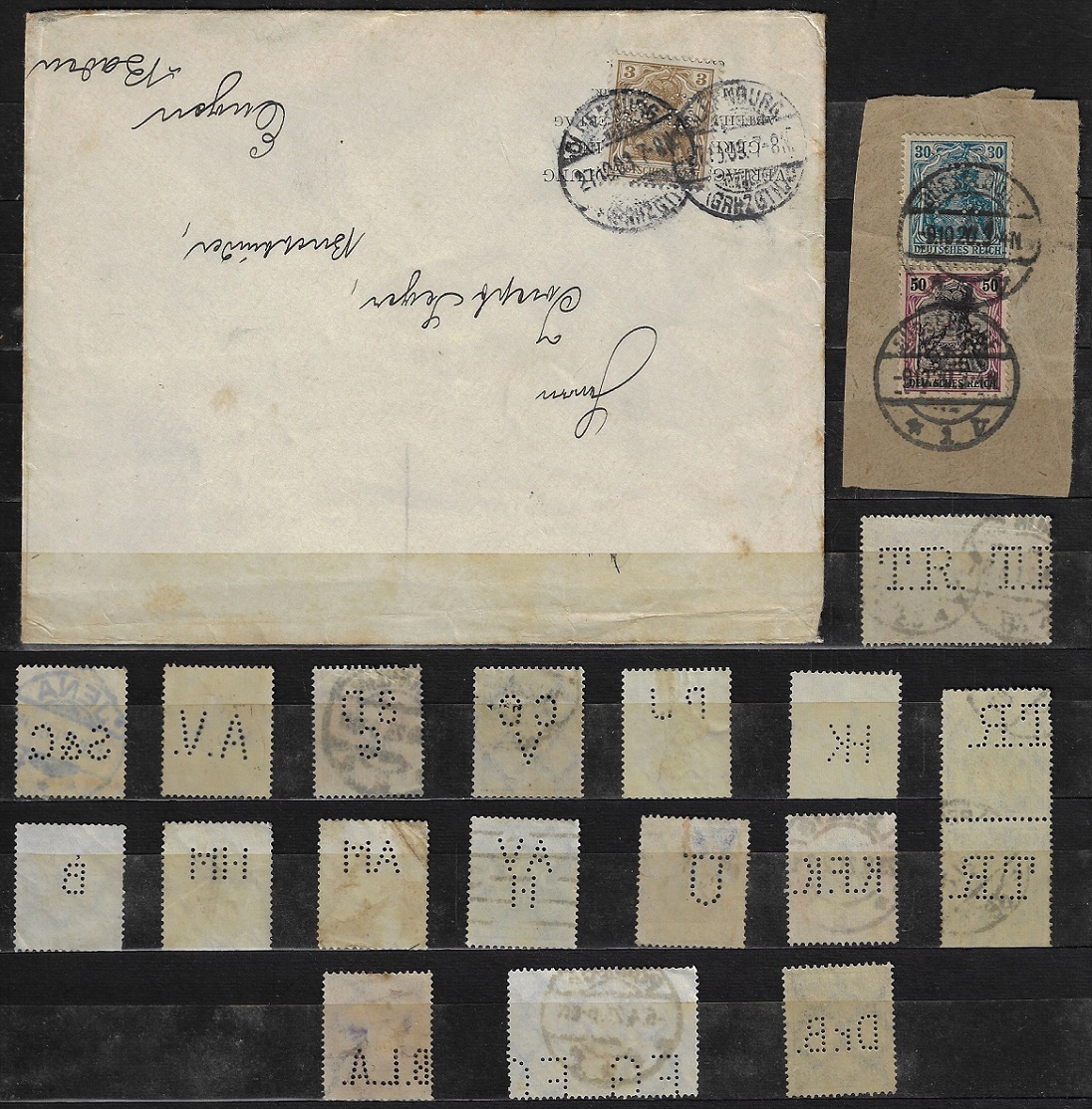 (14) FILATELIA - PERFINS